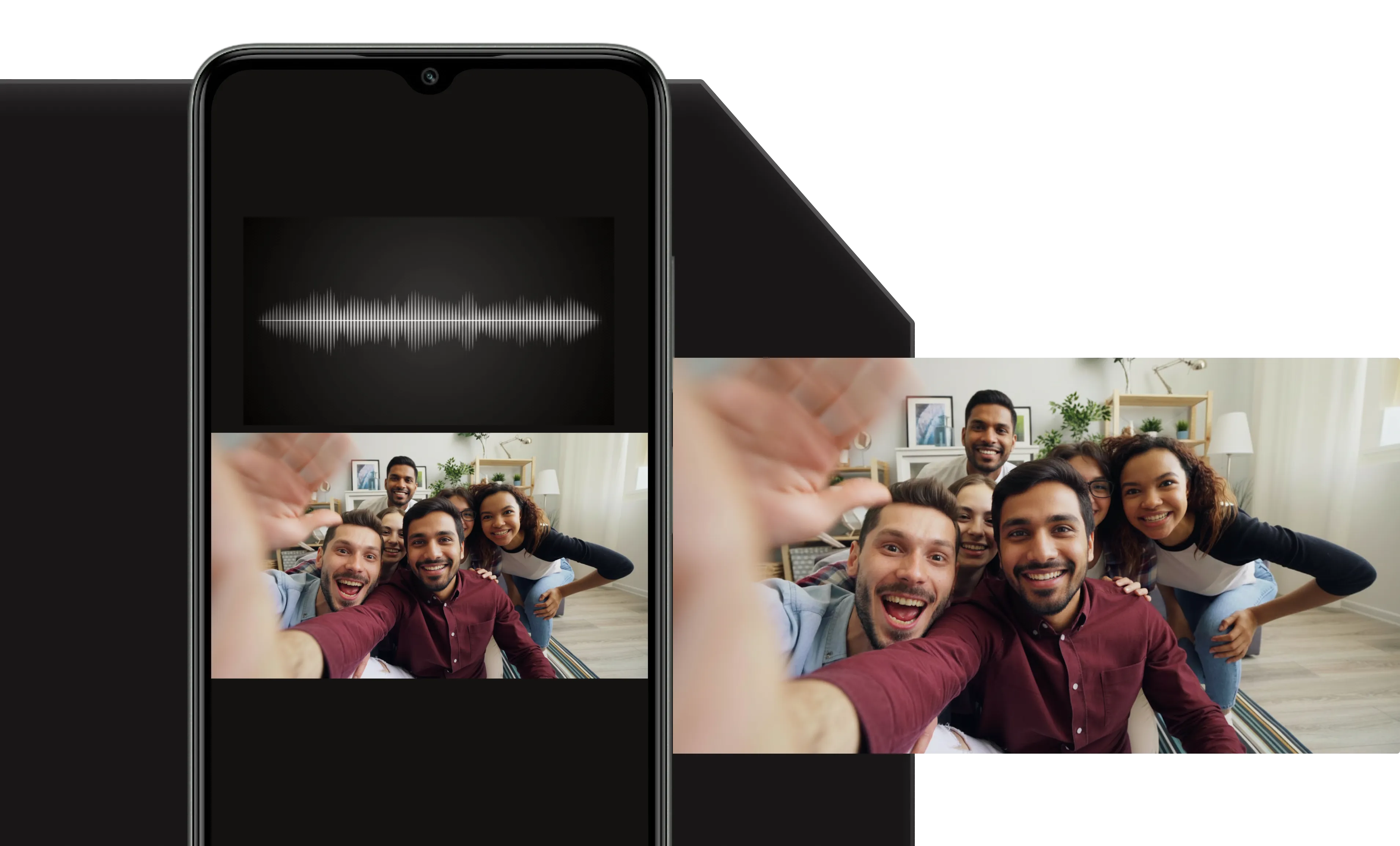 Group photo with Audio Picture — sound tied to the image